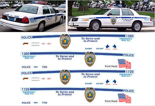 Sheriff Car Decals
